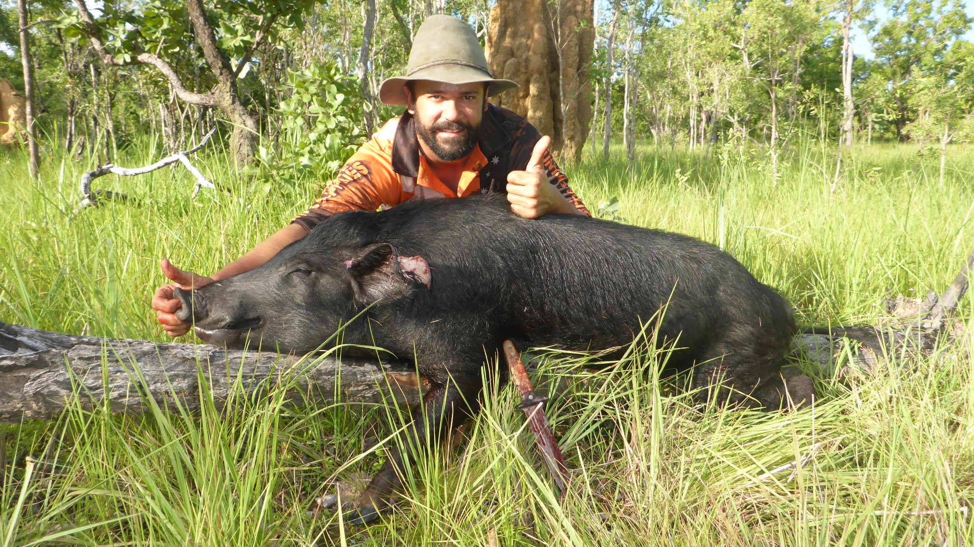 Pig Spike - Piggin Knife - Hogs Dogs & Quads